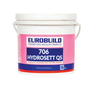 Hydrosett QS 706 hydraulic plugging fast setting mortar - Eurobuild ...